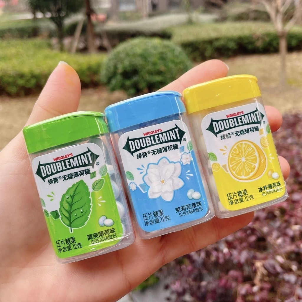 Green Arrow Sugar-Free Mint Candy Fresh Breath Candy About 20 Bottles ...