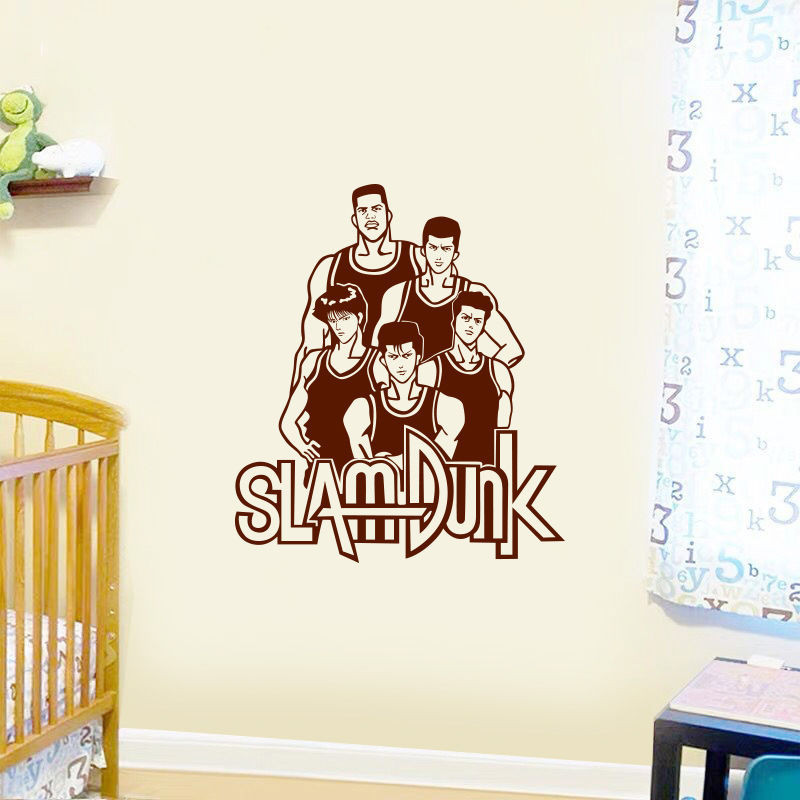 Slam DUNK Cartoon Anime Stickers Character Stickers Room Background ...