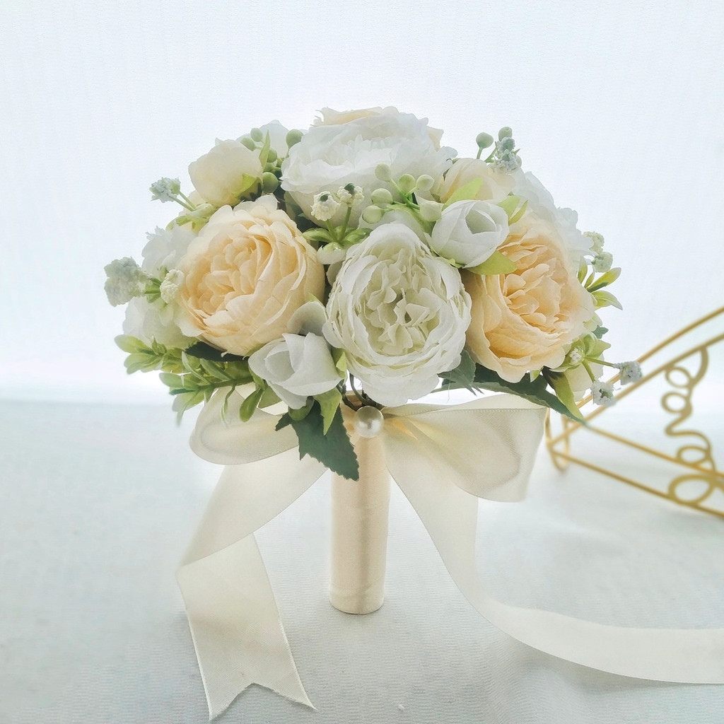 2025 New perkahwinan Bunga wanita bunga tangan pengantin hand bouquet ...