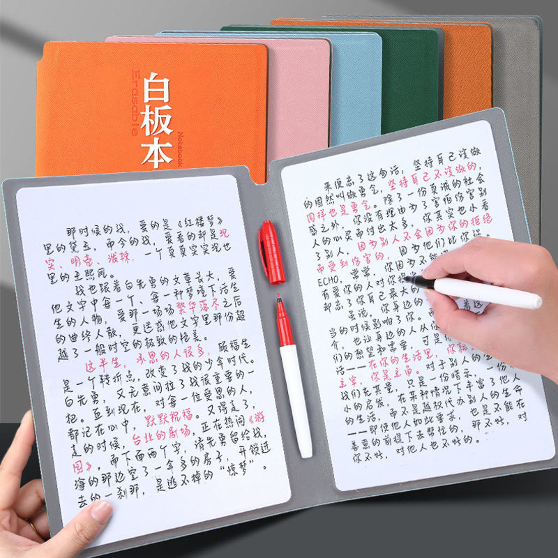 Whiteboard Notebook a5 Small Whiteboard Portable Erasable Desktop A4 ...