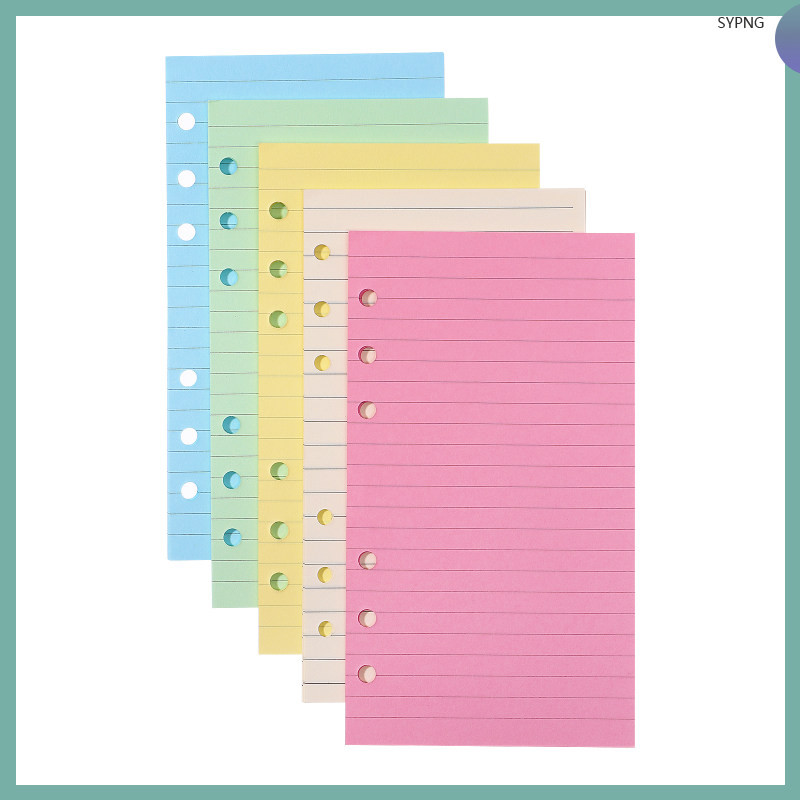 Planner Calendar Refillable Filler Paper Ruled Notebook The A5 Binder ...