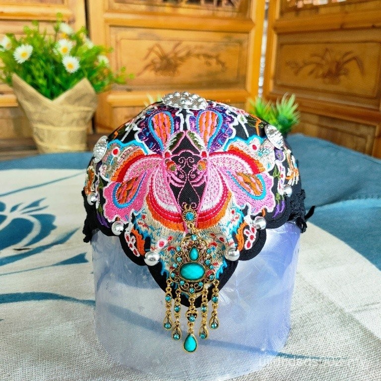 Etnik gaya baru sulaman retro aksesori rambut fesyen wanita gaya etnik ...