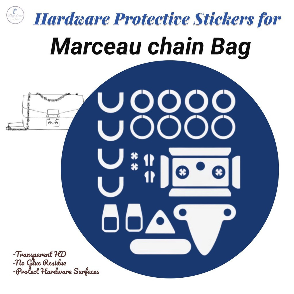 Hardware Protection Sticker For Marceau Chain Bag Transparent ...
