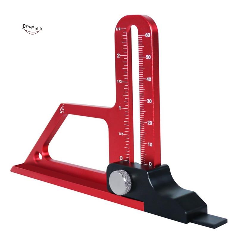 Router Table Height Gauge 0-60mm Adjustable Table Saw Depth Gauge ...