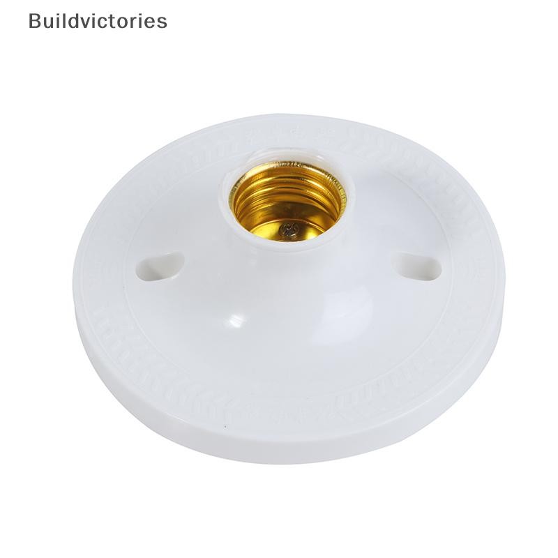 BDVS E27 LED Light Bulb Holder Round Socket Base Hanging Lamp Socket ...