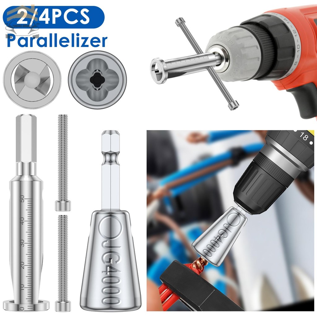 2/4Pcs Wire Twisting Tool 1/4inch Hex Shank Cable Stripper and Twister ...