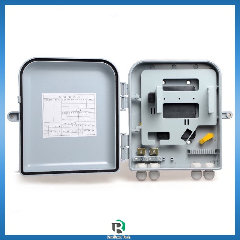 Nap Box 1:16 Fiber Optic PLC Splitter Box and Coupler 24 core FTTH ...