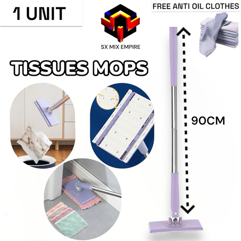 Flat Mop/ Dust-absorbing Removal Mop/ Disposable Wooden Floor Mop ...