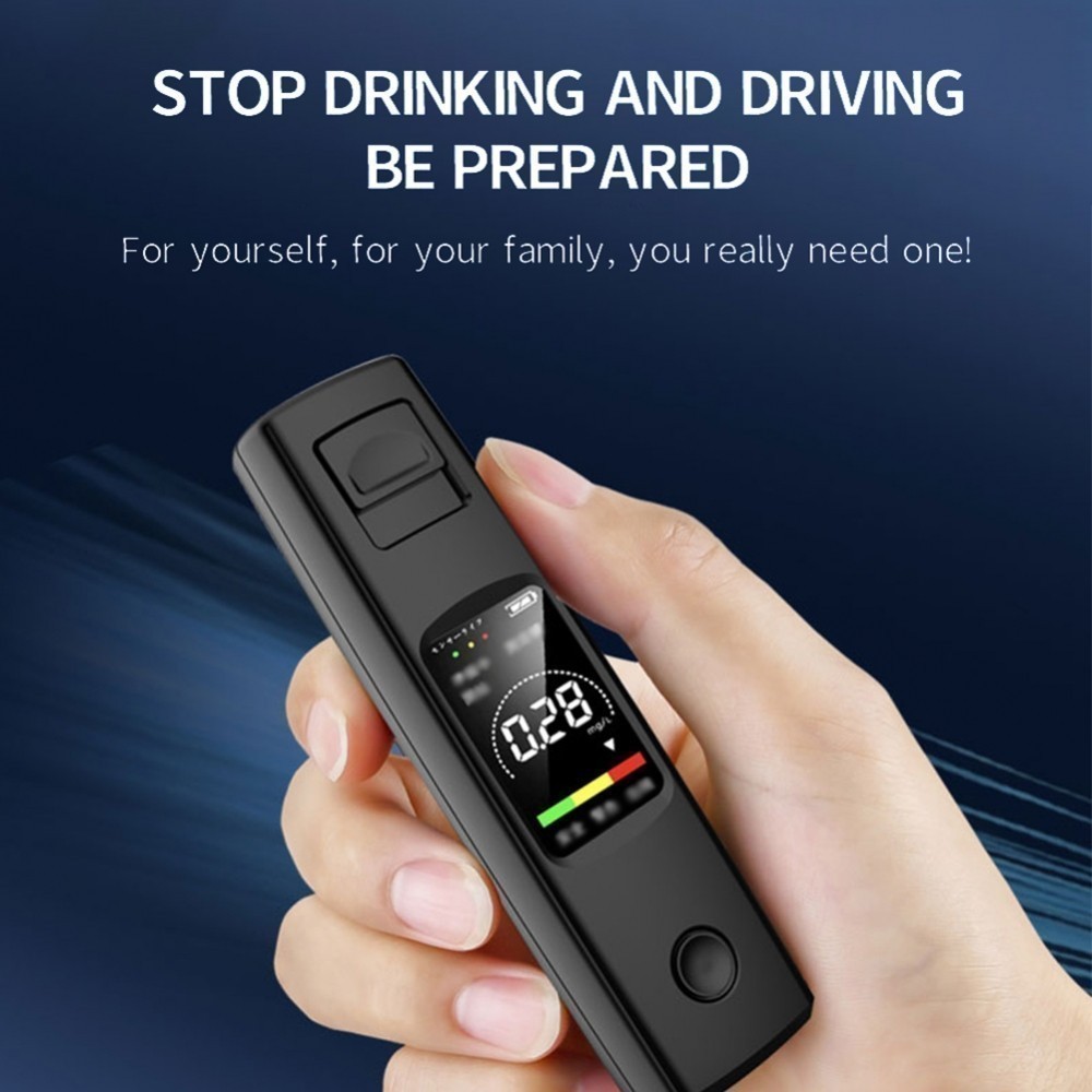 Alcohol Tester Memory Function Non Contact Breath Monitor Package ...