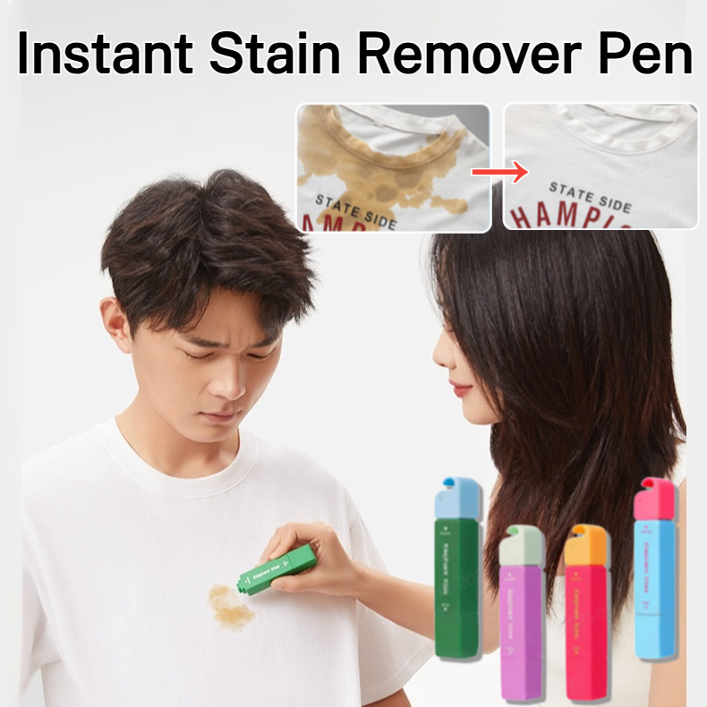 🔥[Quick Stain Removal]Instant Stain Remover Pen/No-Water Quick Stain ...