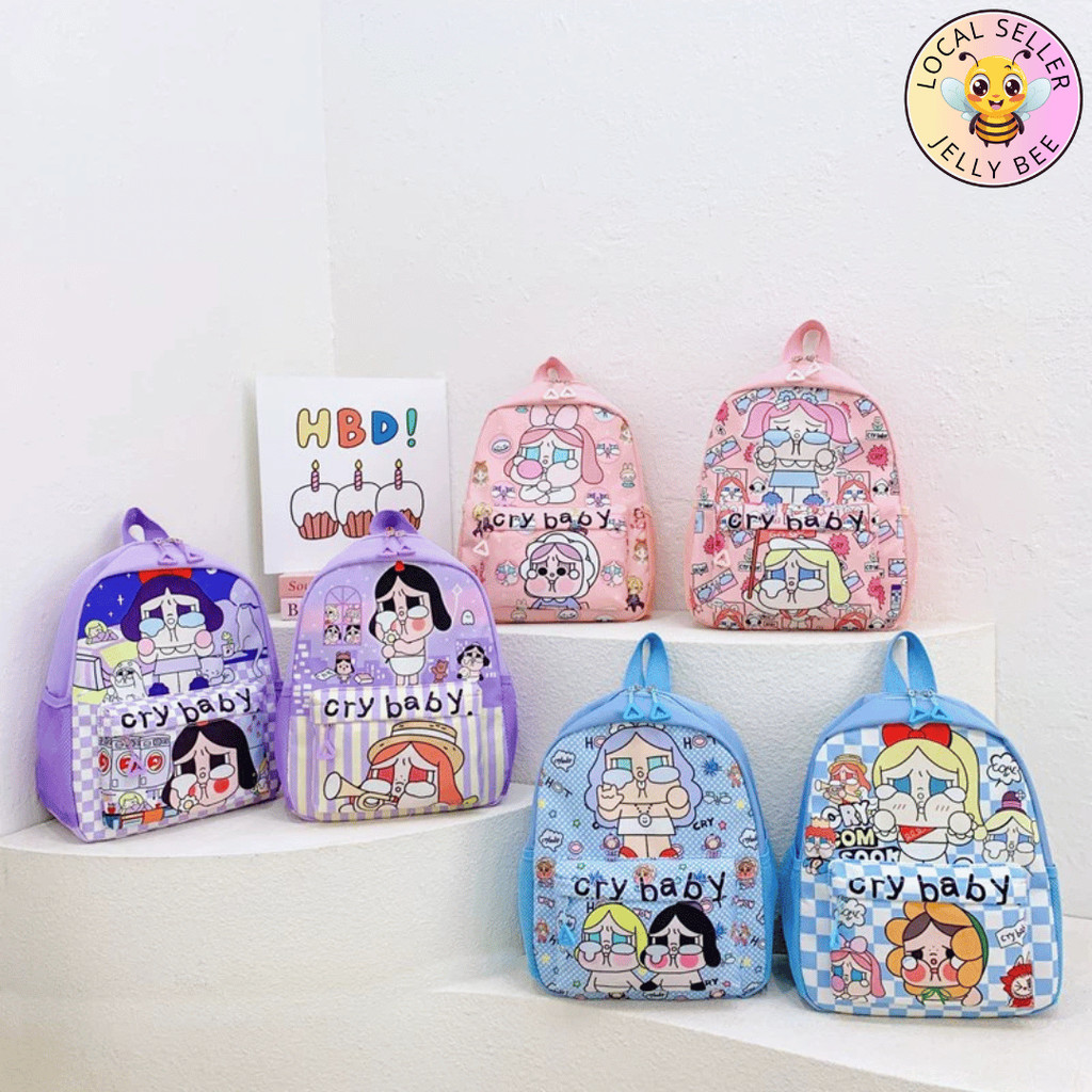 J&B Girl Kids Cry Baby Fashion School Bag Waterproof Shoulder Backpack ...