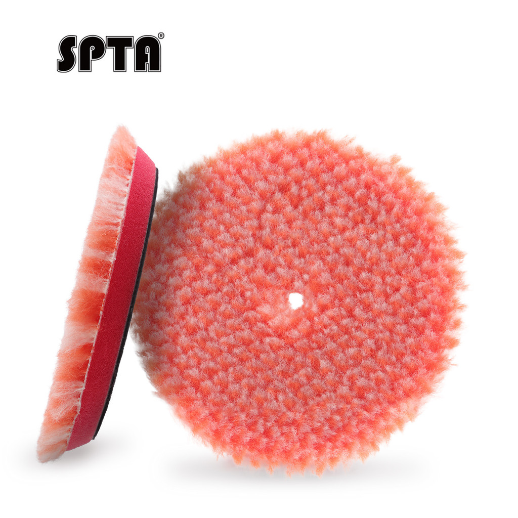 SPTA 3 inch to 6 inch Wool Polishing Pad, T140 Heavy Cut Wool Pad to ...
