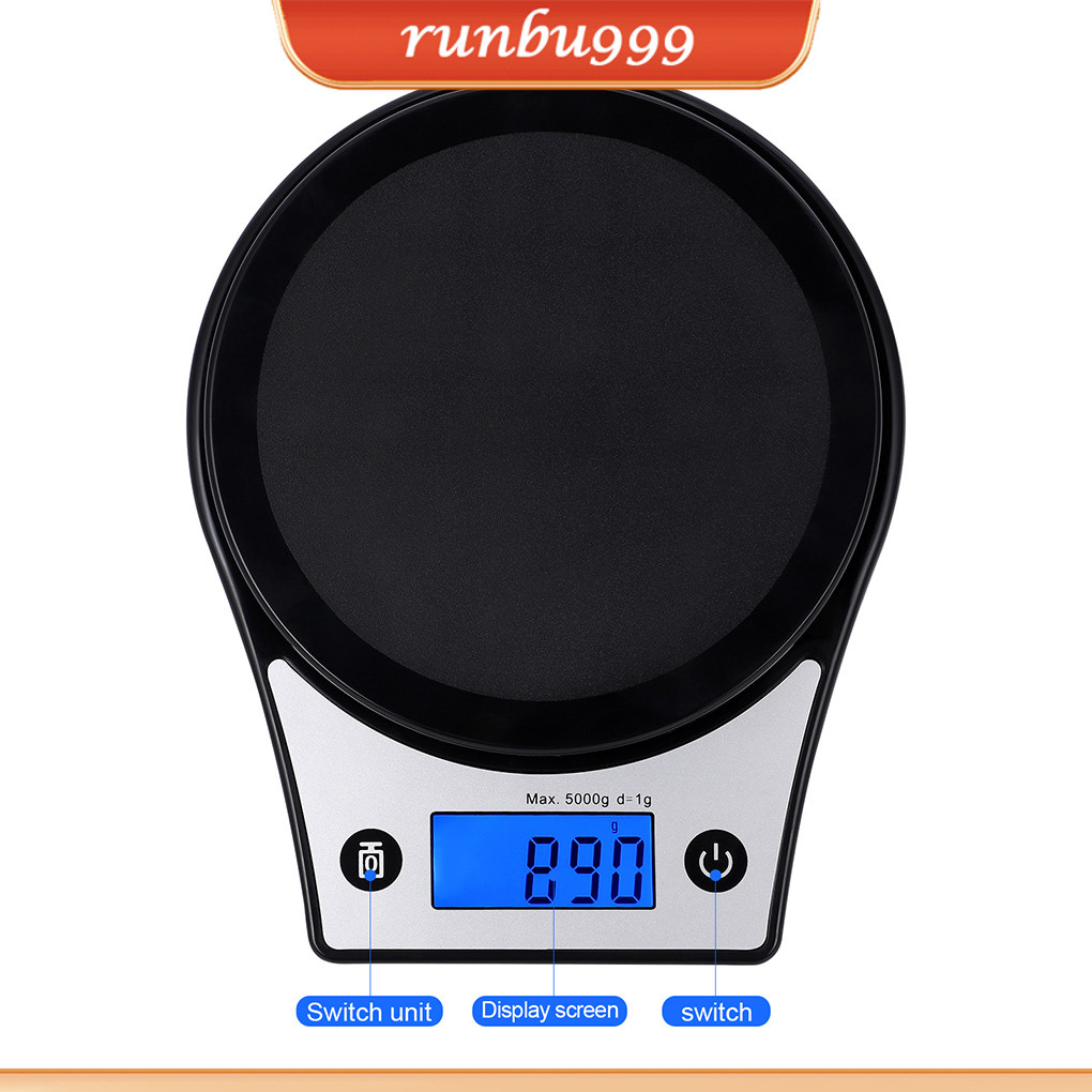 Digital Scale Kitchen Cooking Baking Fruit Display Vegetable 5kg Units ...