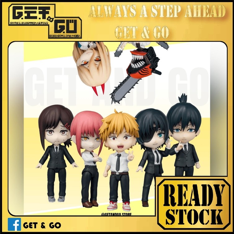 [Ready Stock] Bandai Figuarts mini Chainsaw Man (Chainsaw Man, Makima ...