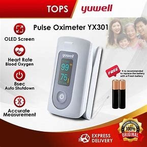Xiaomi Yuwell Fingertip Pulse Oximeter Monitor Blood Oxygen Meter Health Finger Check Oksigen ...