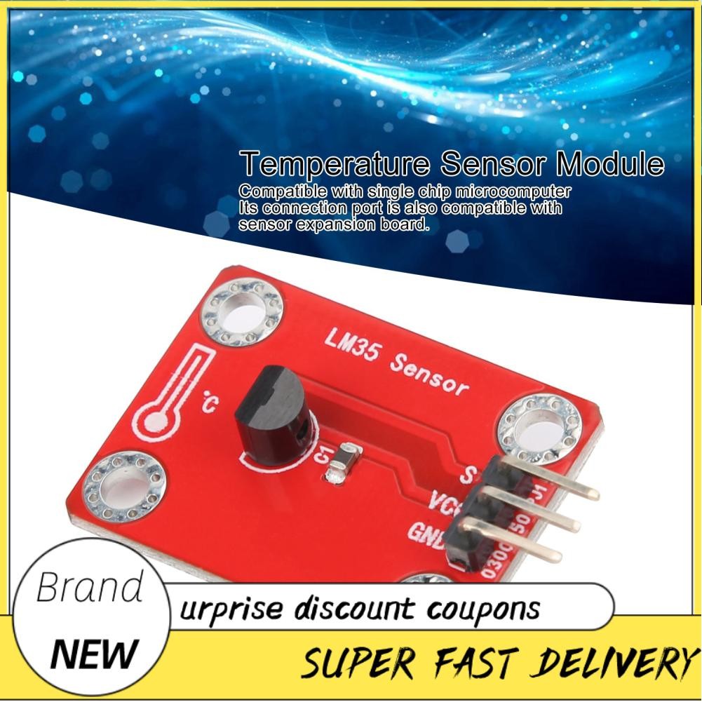 Freemarket LM35 Temperature Sensor Module High Speed Microbit Interface ...