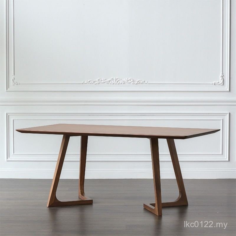 Casual Multiplayer Desk Eating Table Coffee Table Household Log Nordic ...