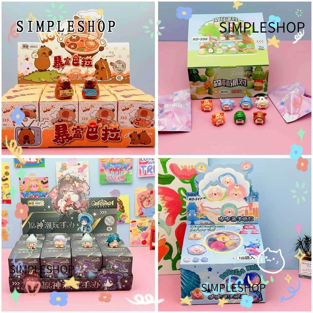 SIMPLESHOP 12/18 box/set Box, Capybara Crayon Shin-chan Anime Cartoon ...