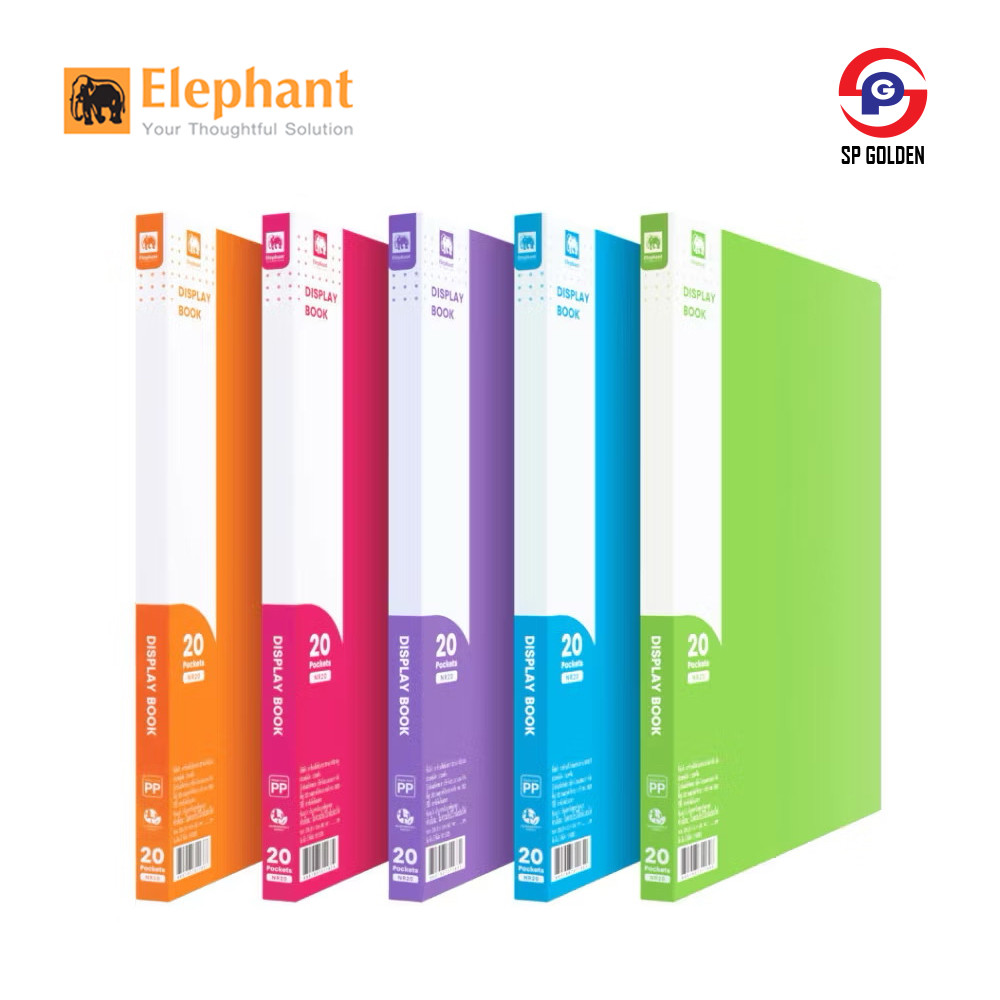 Elephant A4 Size Display Book Clear Book Clear Holder File 20 Pockets ...
