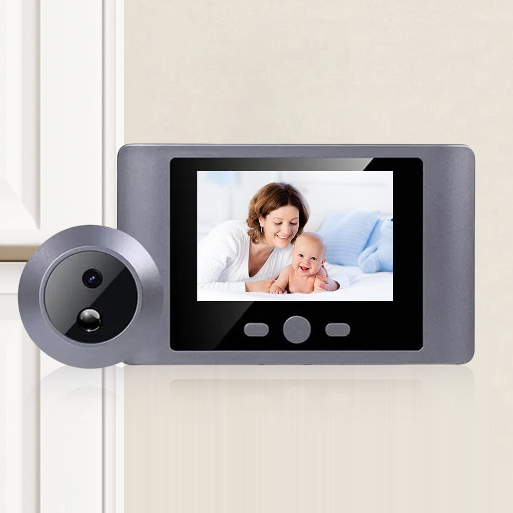Mini Peephole Smart Wireless Door Viewer Camera Motion Detection Night ...