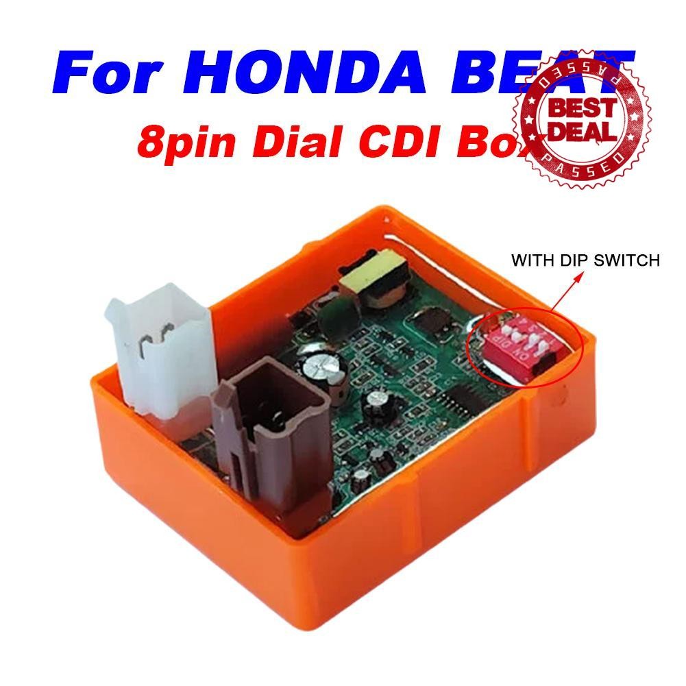 Motorcycle 8 Pin Cdi Ignition Igniter System Racing For Honda Beat ...
