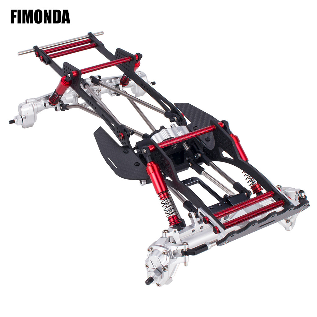 RC Performance Carbon LCG Chassis Kit with Gearbox Axle Complete Set ...