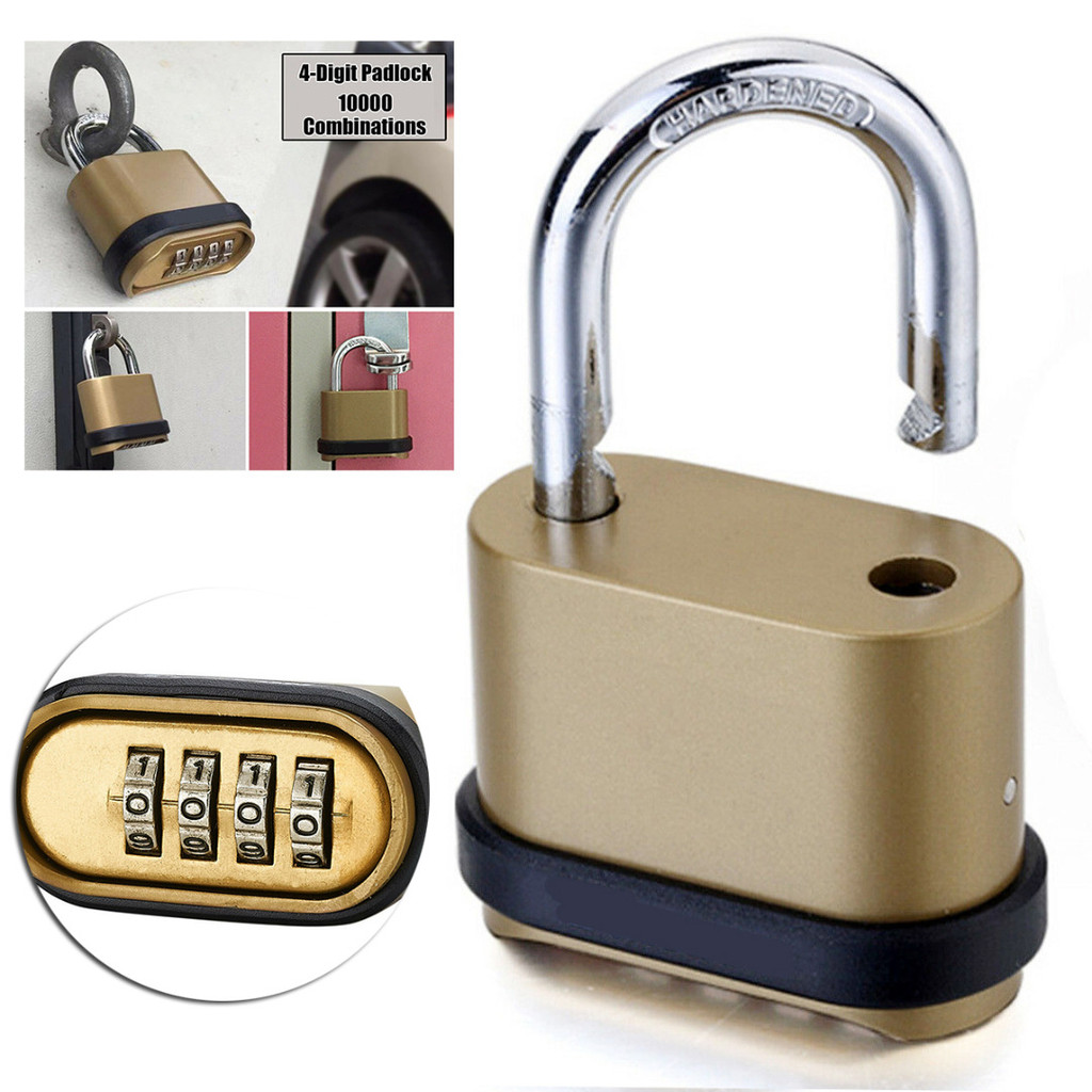 Four-digit Combination Lock Padlock With Number Combination ...