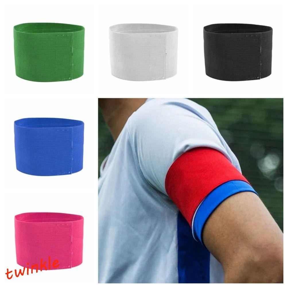 TWINKLE1 Soccer Armbands, Non-slip Elasticity Football Captain Armband ...