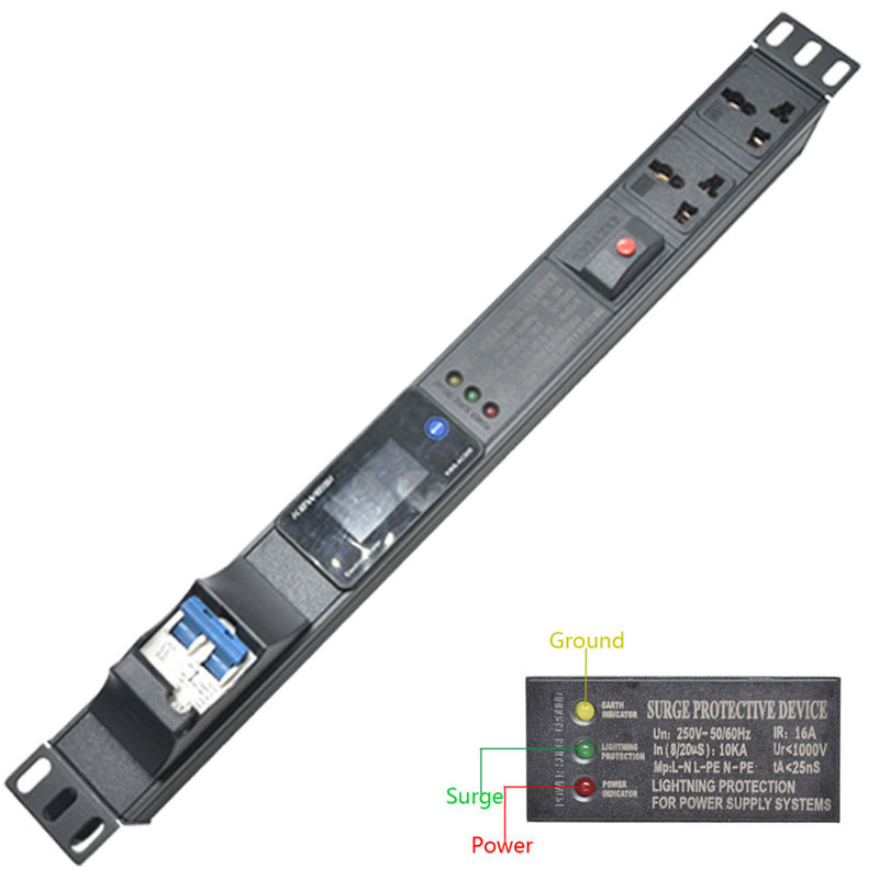 PDU Power Strip distribution unit digital display meter，Grounding ...