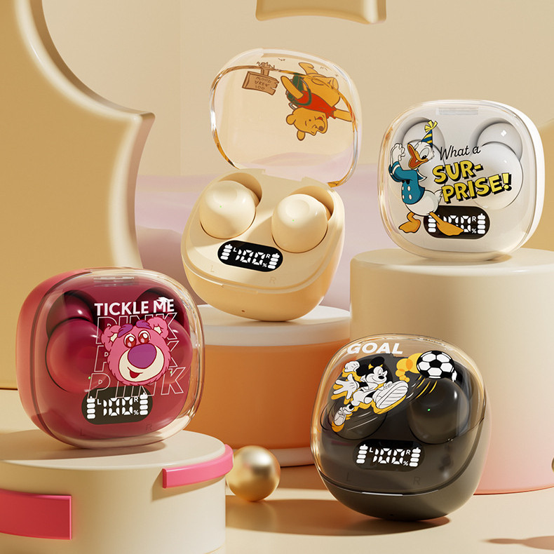 Disney XD13 Wireless Bluetooth 5.3 Earphones Winnie The Pooh Mickey ...