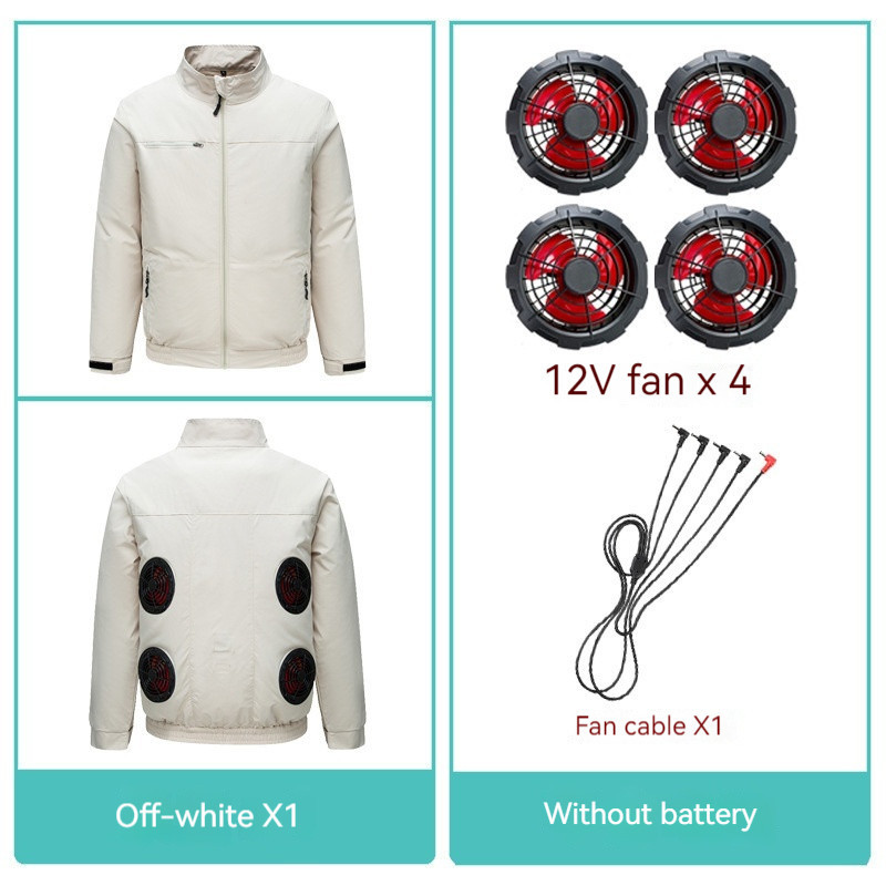 New Style Air Conditioning Clothing Clothes with 3 Fans Cooling Fan ...