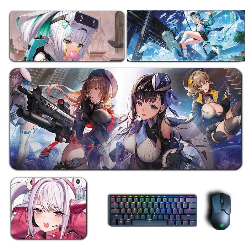 NIKKE The Goddess of Victory Mouse Pad Rapi Anis Marian Alice Epinel Mousepad Keyboard Padding ...