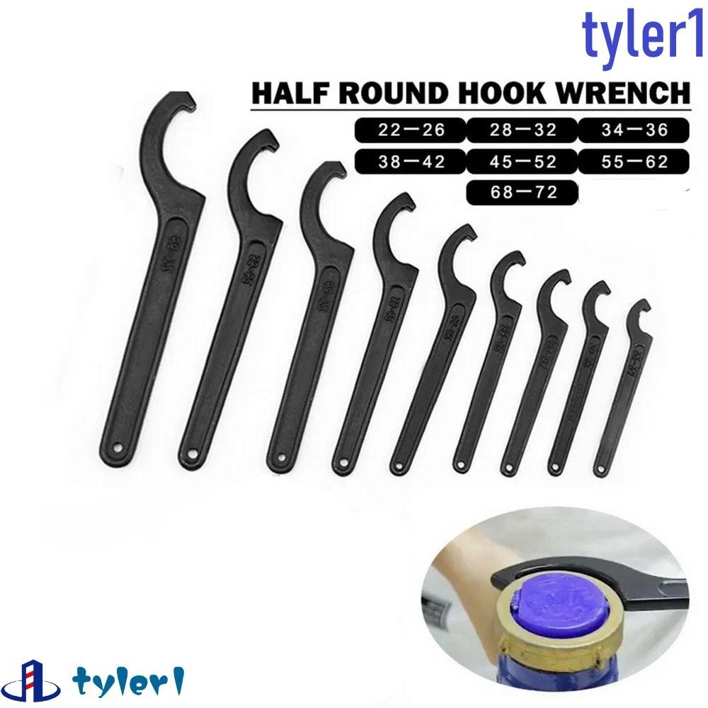 TYLER1 Hook Wrench, Round Nut Tool Adjuster C Hook Spanner, Universal ...