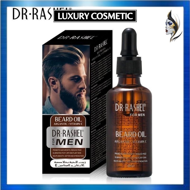 Dr Rachel for men beard oil argan oil vitamin E ORIGINAL ready stock ...