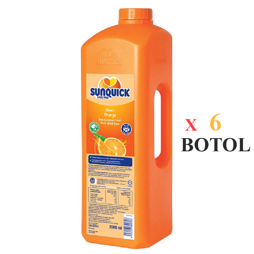 Luput JAN 2025 Percuma Pump CARTON 6x2 Litres Sunquick Food Service 2L ...