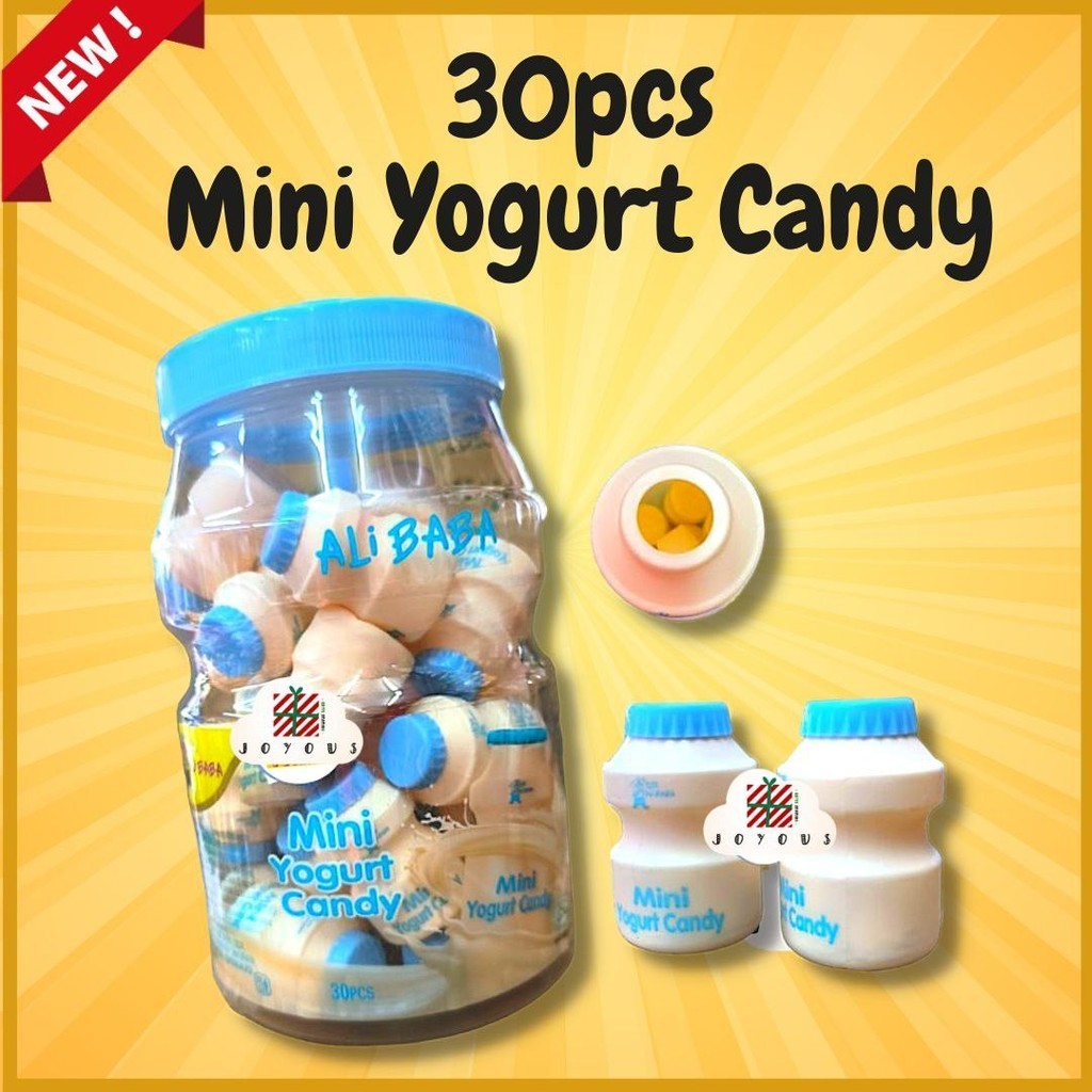 30pcs Ali Mini Yogurt Candy Milk Botol Kecil Tablet Candy (Halal ...