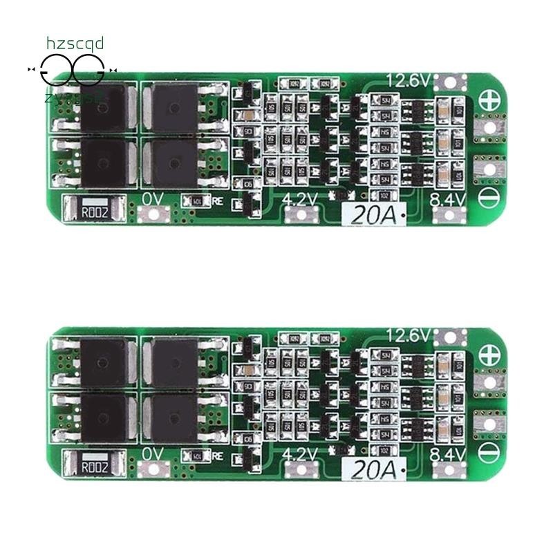 3S 20A 12.6V Lithium Battery Charger Module PCB BMS Cell Charging Protecting Module | Shopee ...