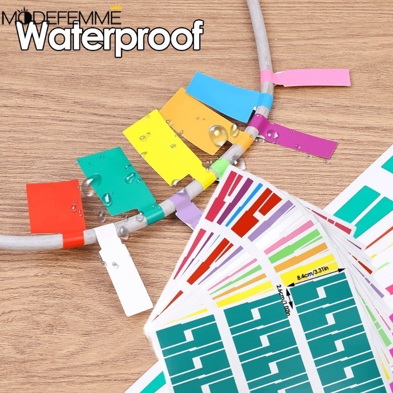 [ Featured ] Self-Adhesive Data Cable Label - Office Wires Organizer ...