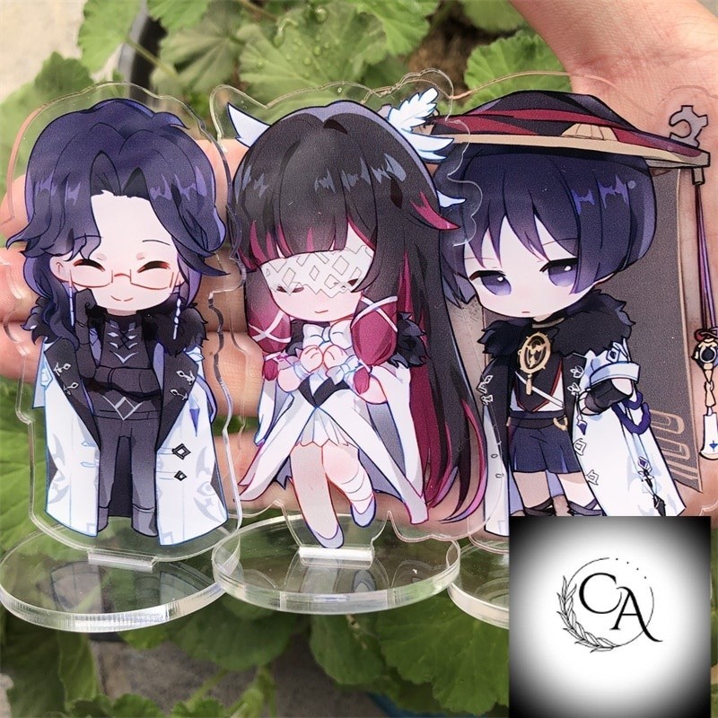 Standee Genshin Impact Fatui Pantalone Regrator Columbina Damselette ...