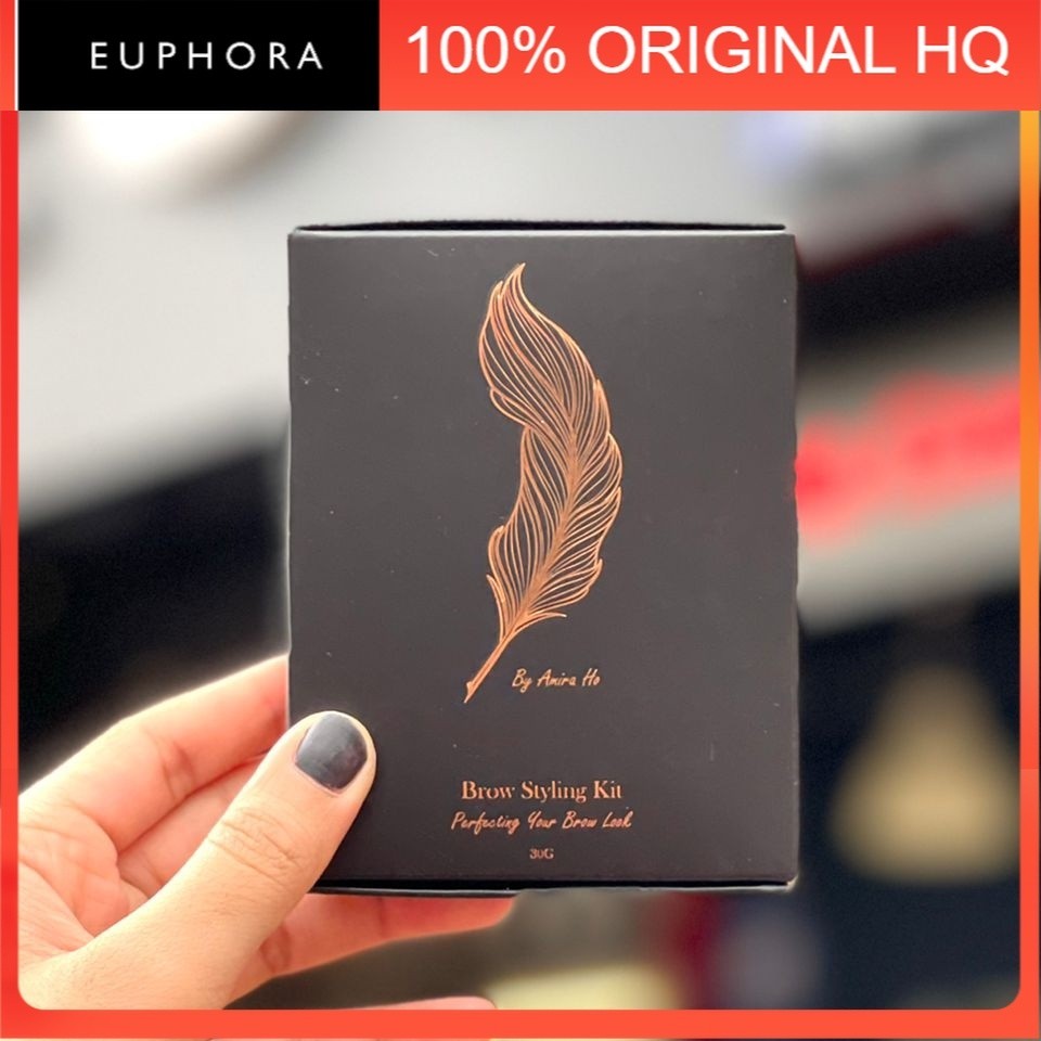 🔥HOT ITEM🔥💯% ORIGINAL HQ NEW BLACK EDITION FEATHERS BROW STYLING KIT by AMIRA HO / EUPHORA ...