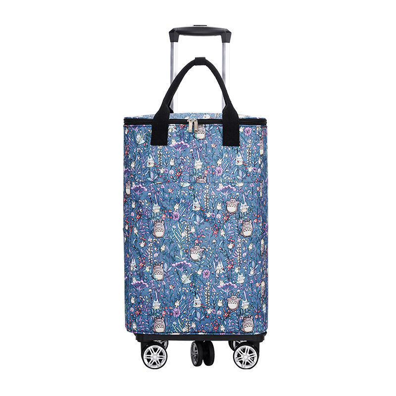 Foldable Trolley Cart Bag Shopping Large Utility Cart Foldable Trolley ...