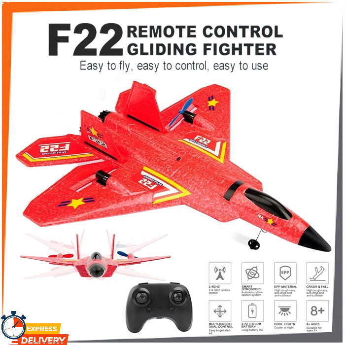 High-Performance RC F22 Fighter Jet - Experience Aerodynamic Foam ...