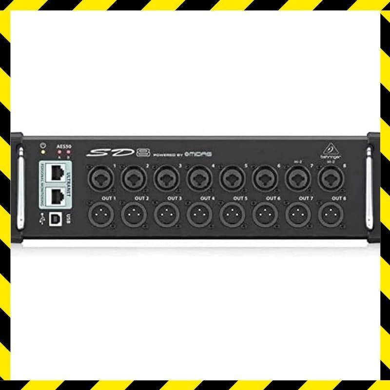 Behringer Stage Box 8in/8out with AES50 connection, compatible with X32 ...