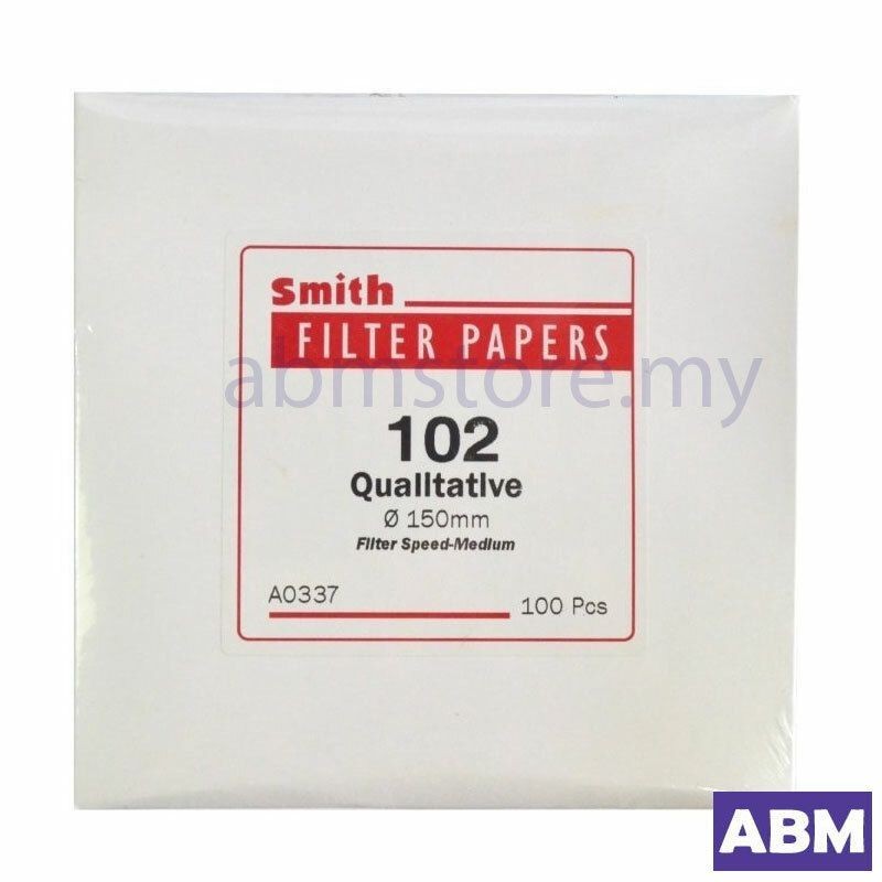 SMITH Filter Paper Qualitative Medium Speed 102, Diameter 9cm - 24cm ...