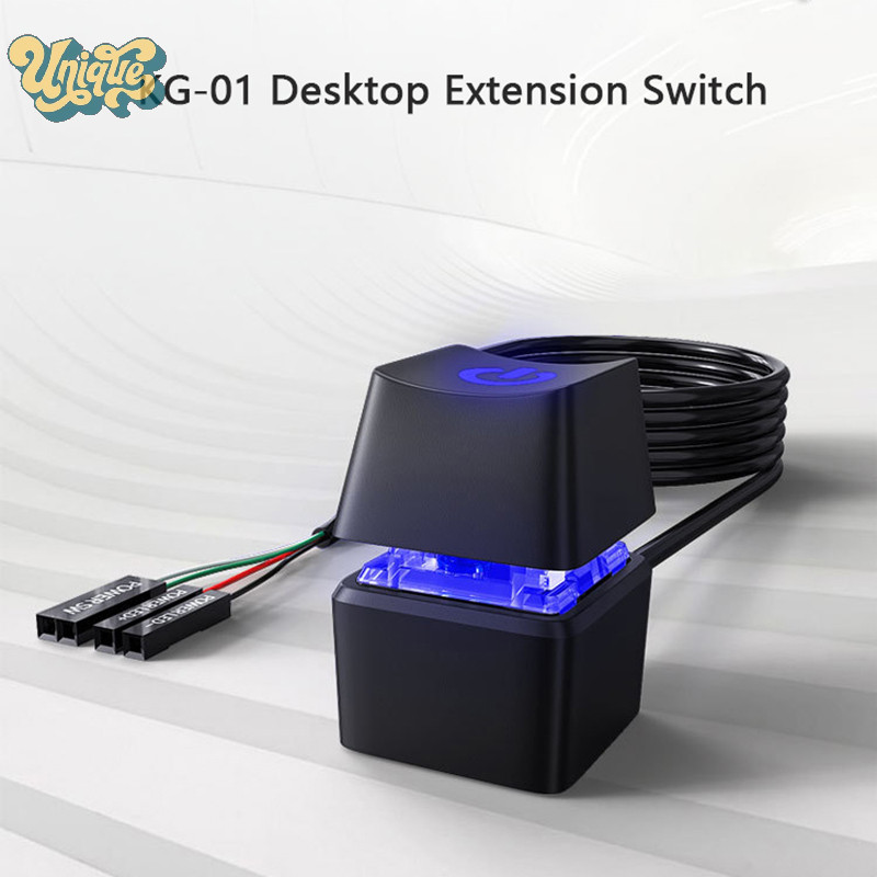 (Unique) Portable Colorful LED Light Computer Desktop Power Switch PC ...