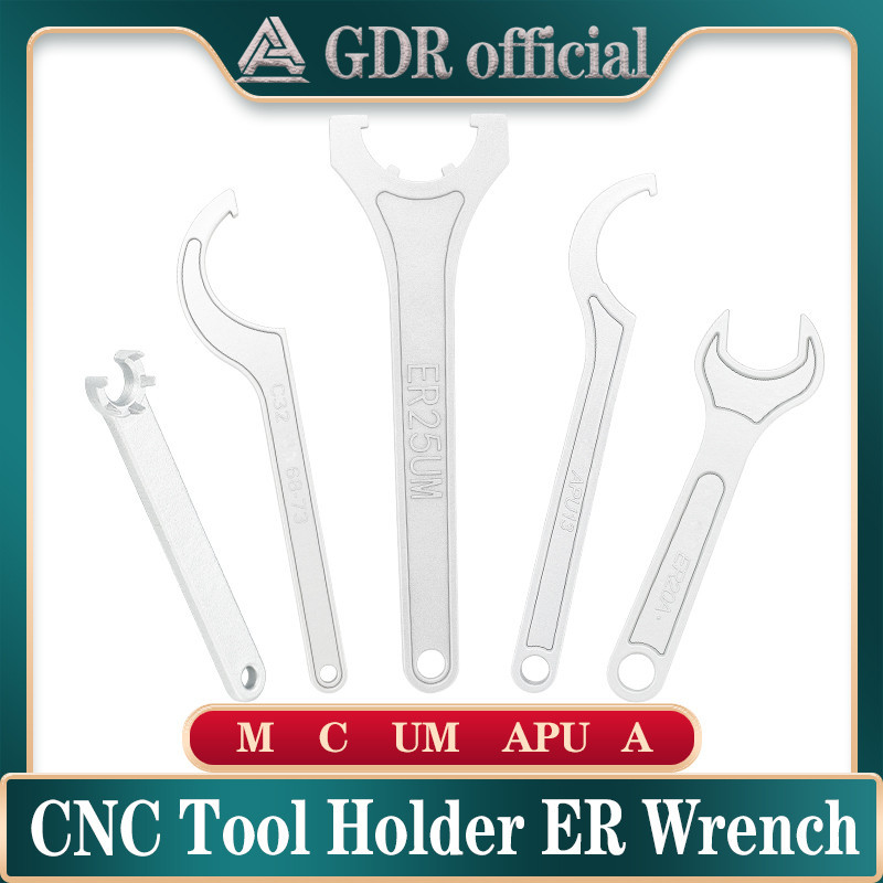 ER Collet Chuck ER8A ER11A ER16A ER20A ER25UM ER32UM ER40UM Nut Wrench ...