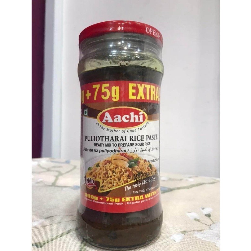 Aachi Rice Paste 300g (Puliyotharai/Curry Leaf/Vathakulambu/Lemon ...