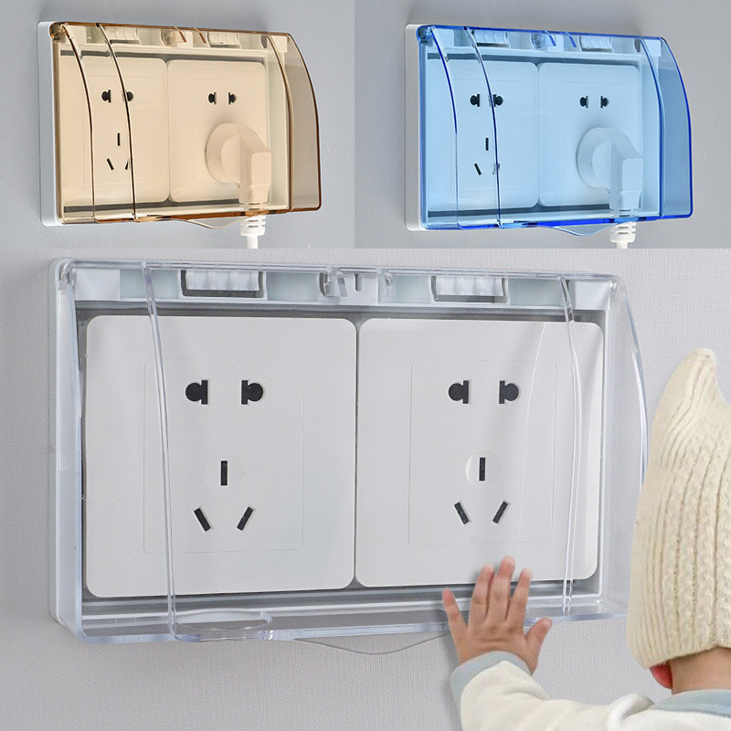 socket door bell switch cover outdoor Toilet Bathroom Transparent ...