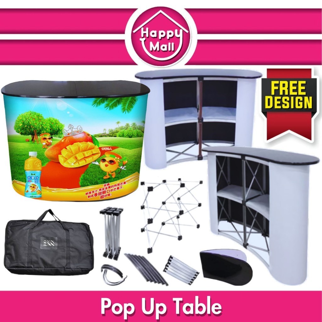 Pop Up Table / Pop Up Counter Booth / Klosik Promosi / Pop Up Counter ...