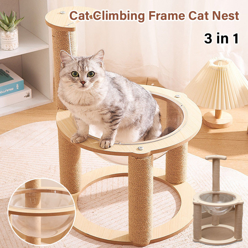 Cat Climbing Frame Cat Nest Cat Climbing Cat Scratcher House Cat Nest ...
